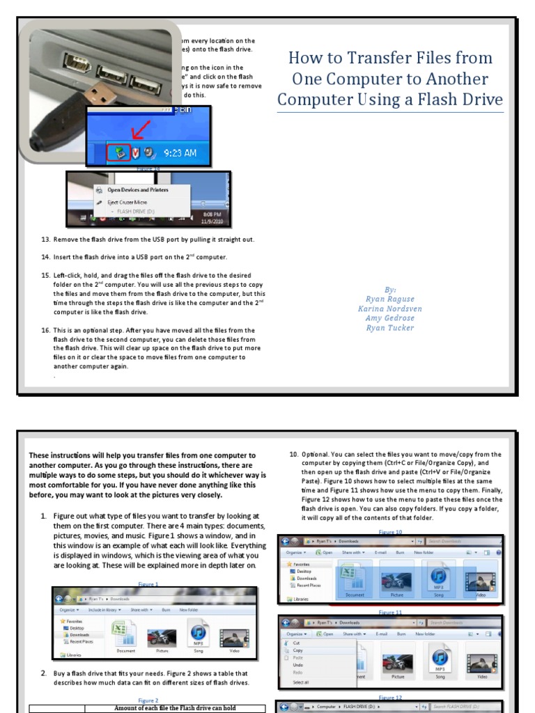 How To Transfer Files From One Computer To Another Computer Using A ...