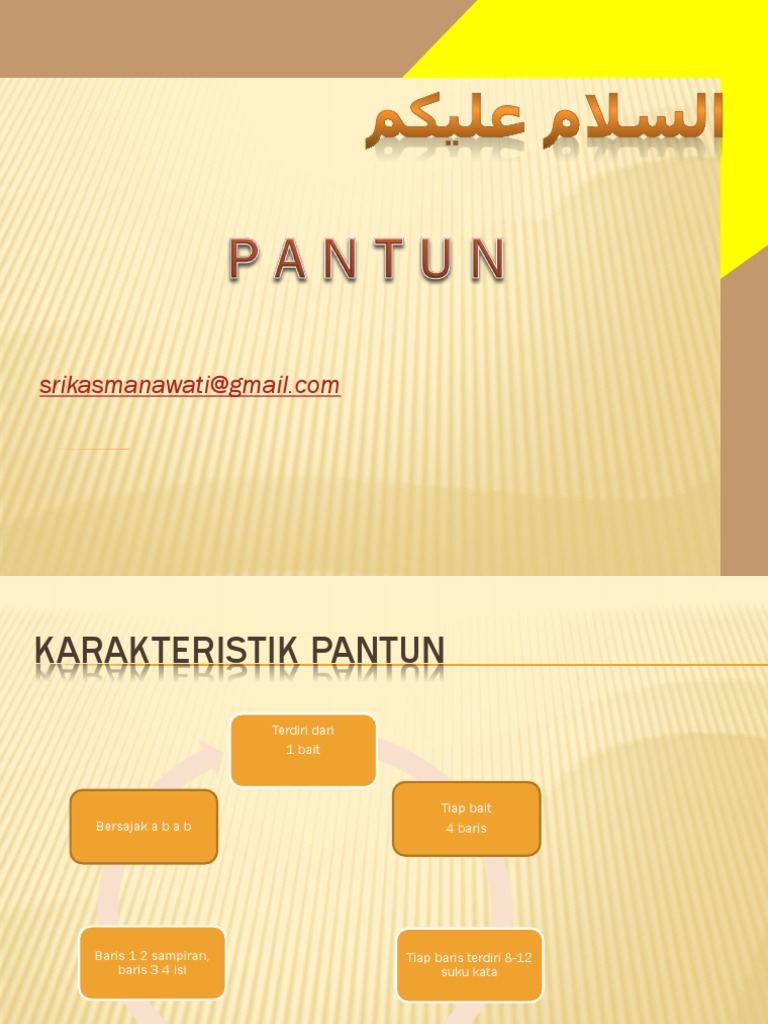 Karakteristik dan Jenis Pantun, Syair, Gurindam | PDF