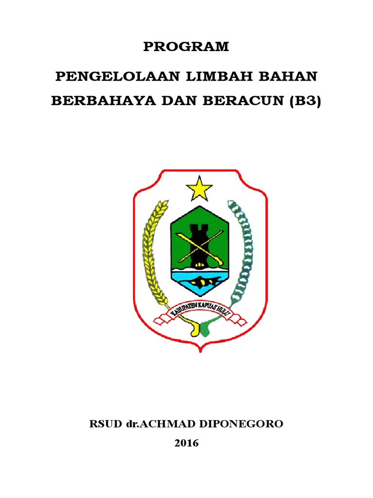 Cover Program Limbah B3 | PDF