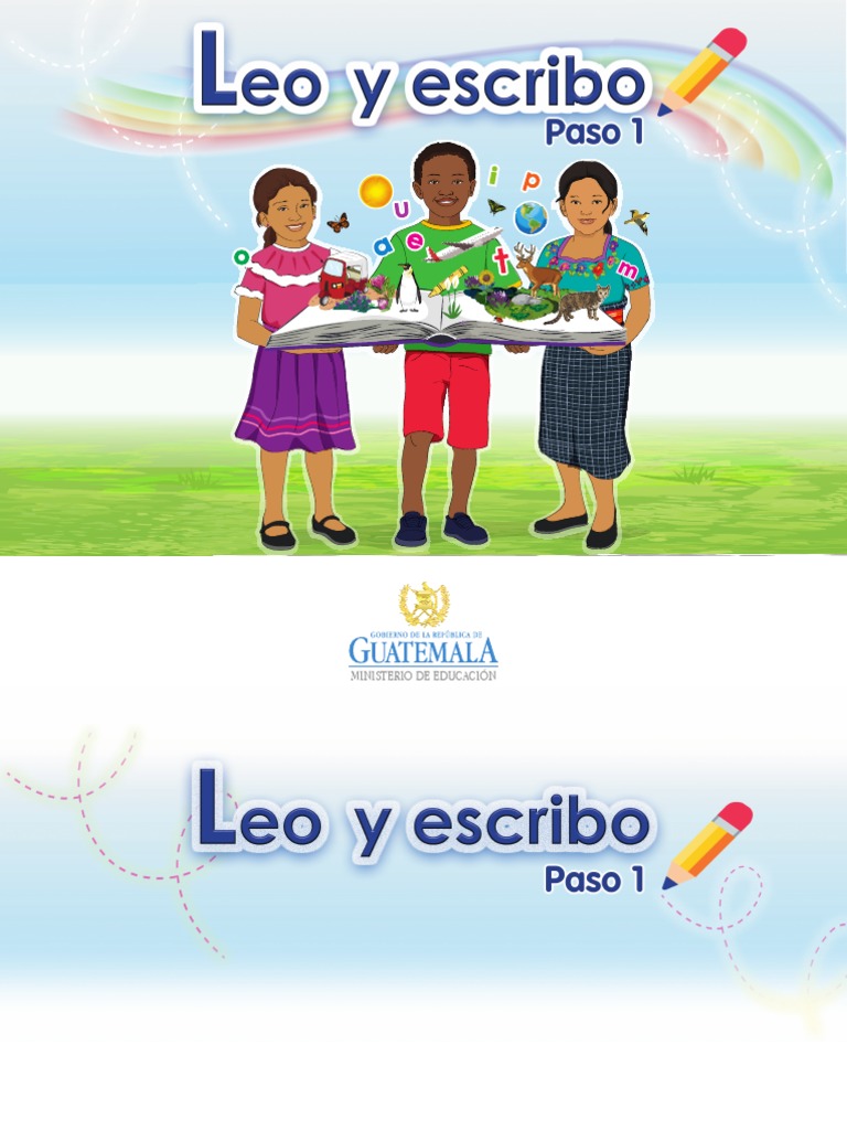 Leo y Escribo Paso 1 PDF | PDF | Arco iris | Planetas