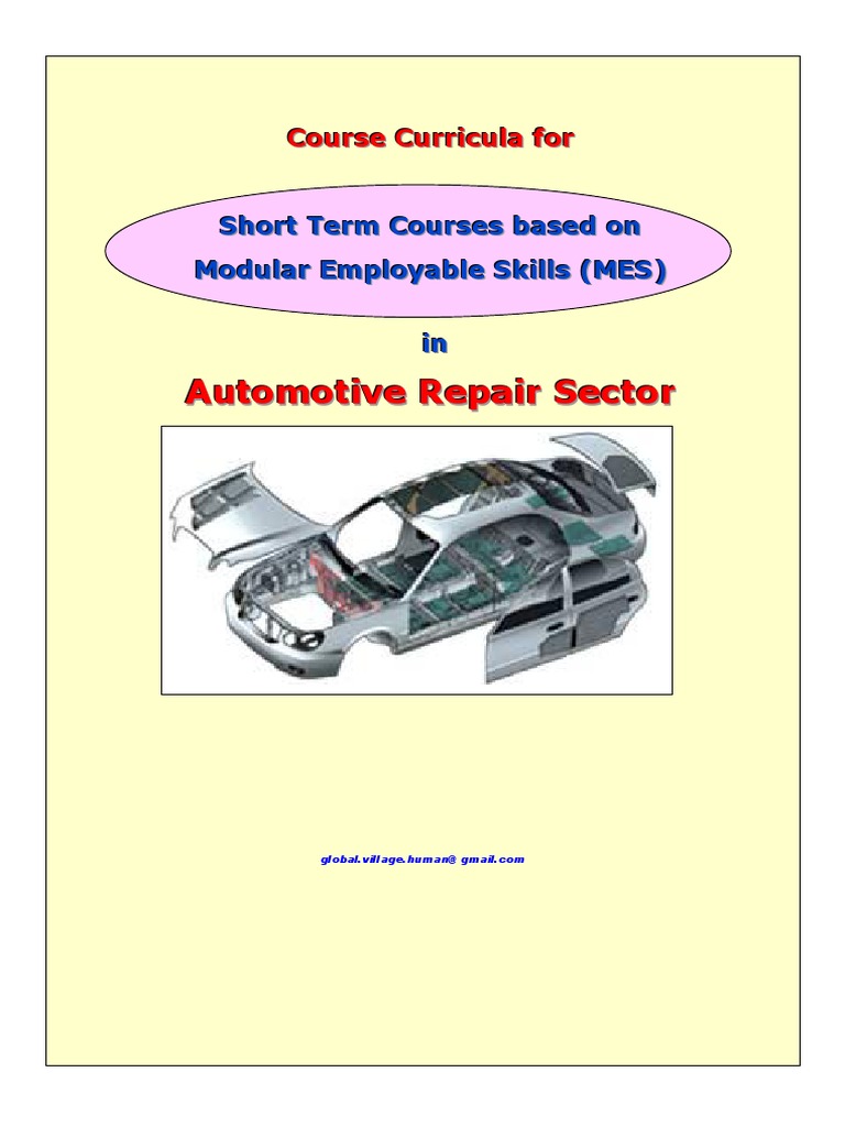 Automotive Repair Skill Development Courses | PDF | Transmission ...