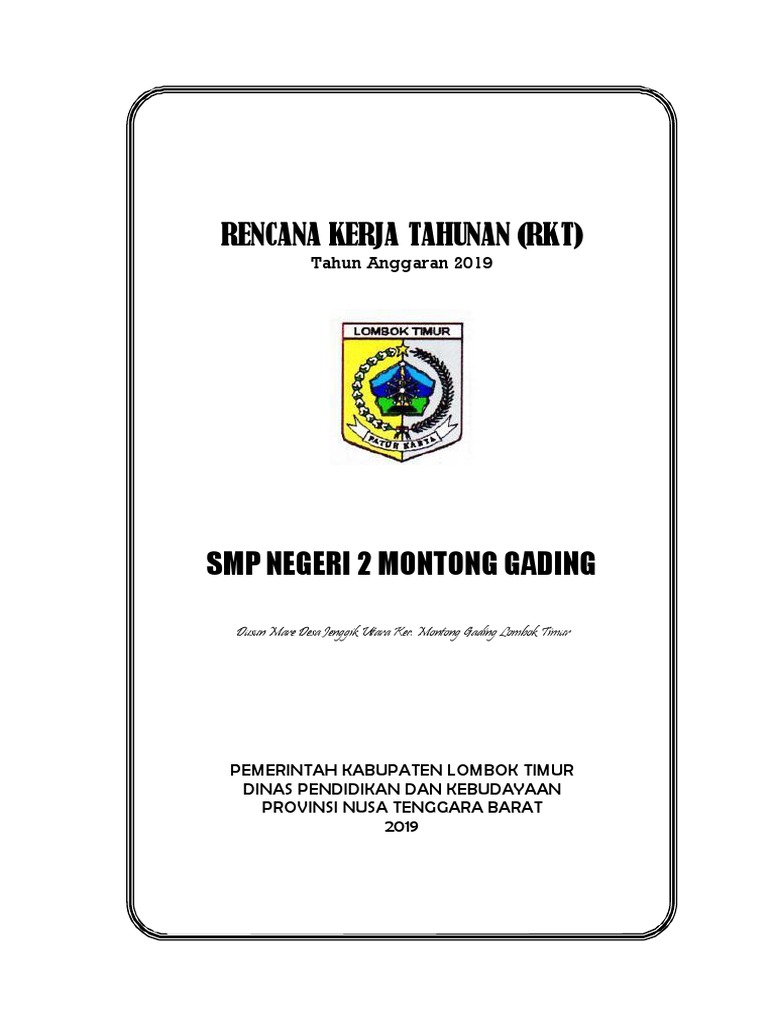 RKT SMP Negeri 2 Montong Gading | PDF