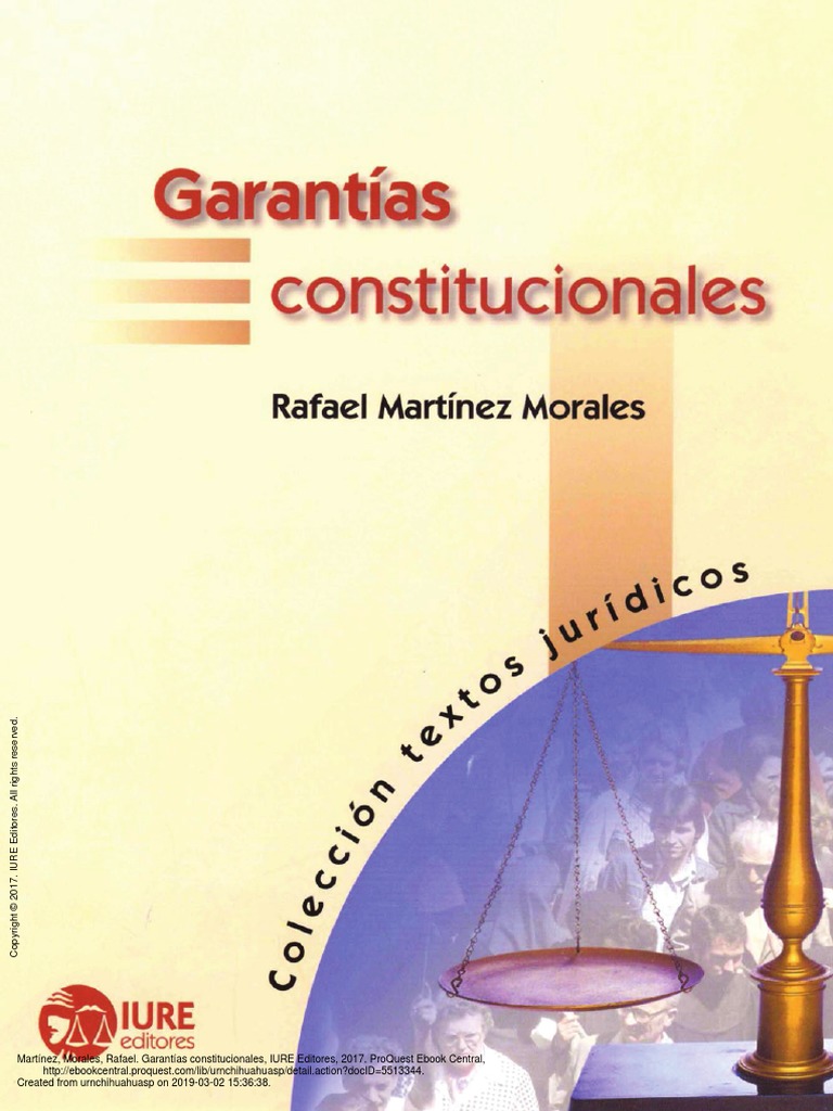 Garantías Constitucionales Pdf Derechos De Autor Derecho