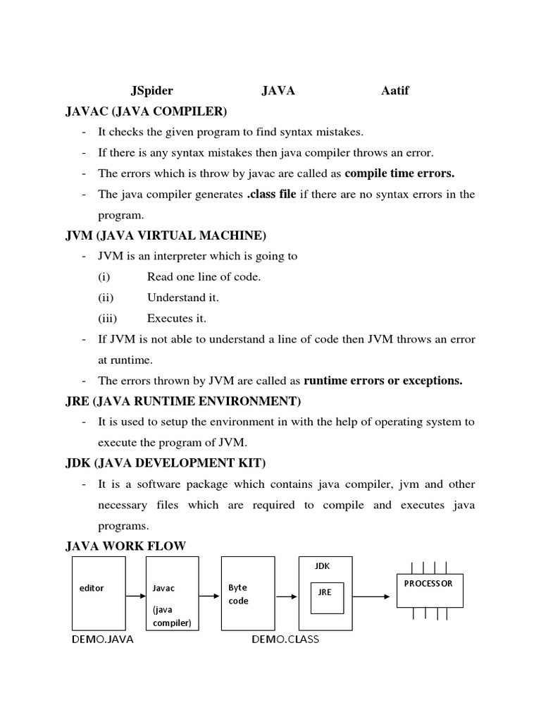 Java Jspider PDF | Download Free PDF | Java Virtual Machine | Data Type