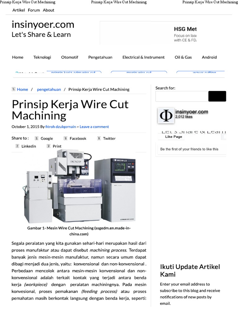 Wire Cut PDF | PDF