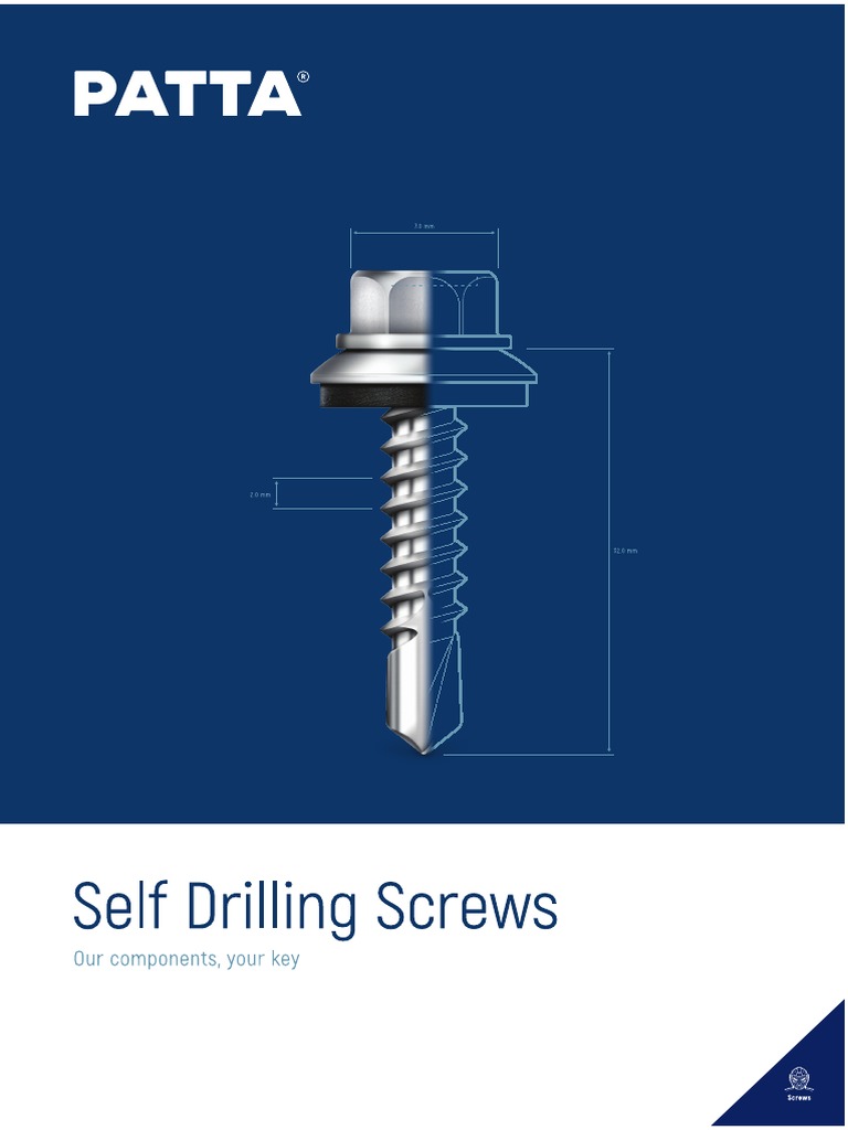 Patta Self-Drilling Screw Catalog | PDF | Screw | Framing (Construction)