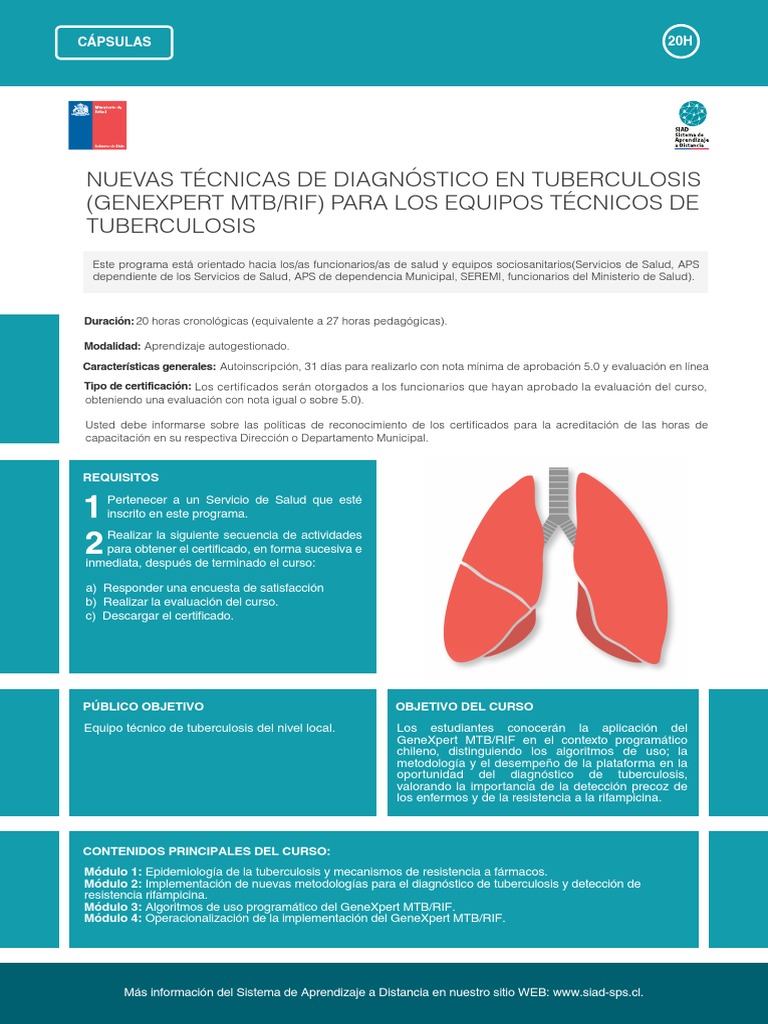 Afiche TBC-genexpert | PDF | Tuberculosis | Evaluación