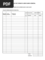 Formato Libro Mayor en T | PDF