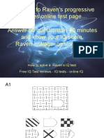 Ravens Progressive Matrices | PDF