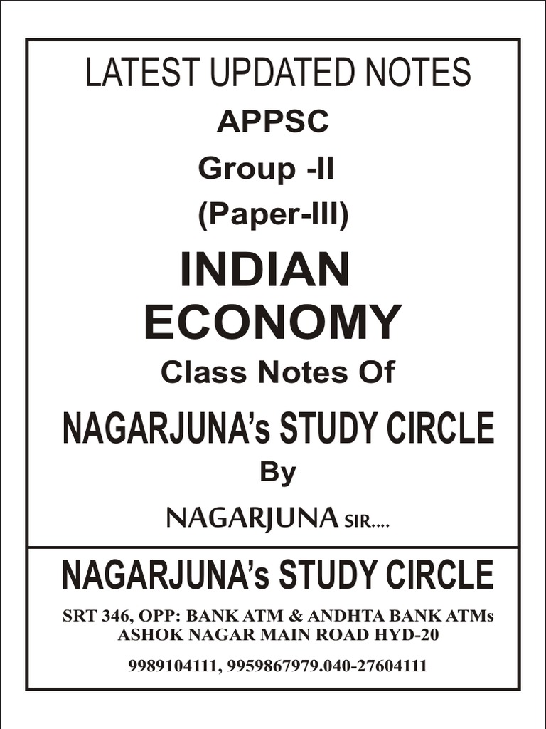 APPSC Group-II Paper-III Notes | PDF