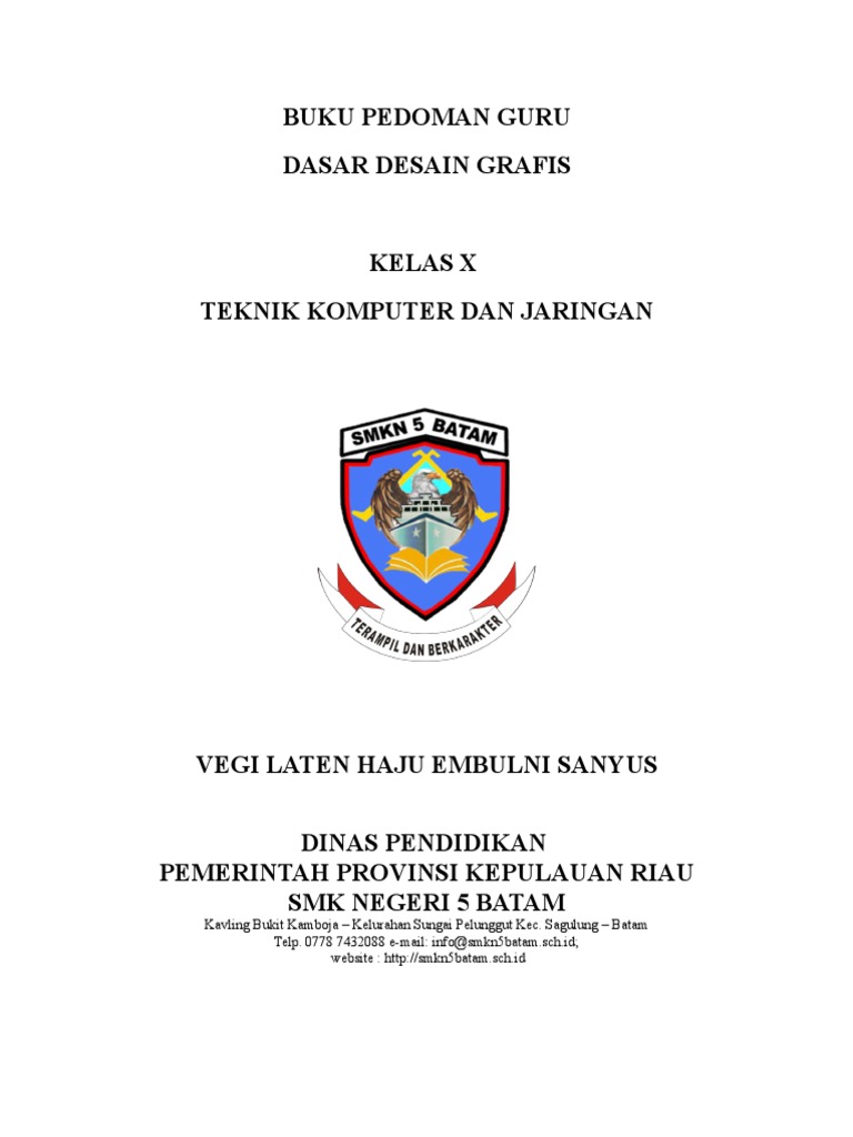 1 Cover Buku Pedoman Guru | PDF