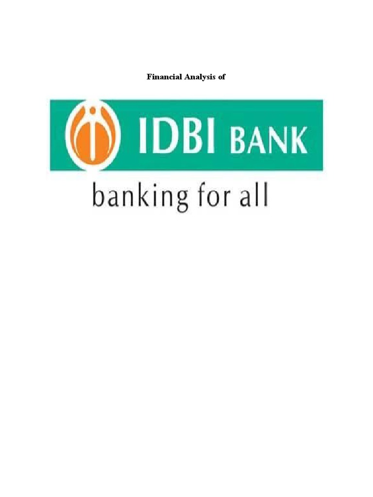 Idbi Mcom | PDF | Financial Statement | Banks