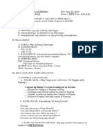 Diptonggo Filipino Lesson Plan | PDF