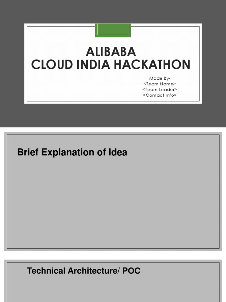 Alibaba Sample PPT | PDF