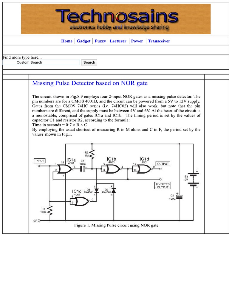 Missing Pulse Detector
