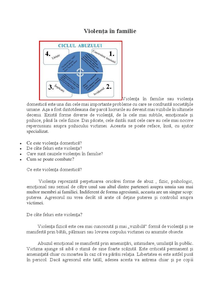 Violenta in Familie | PDF