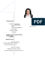 Shembull CV Shqip | PDF