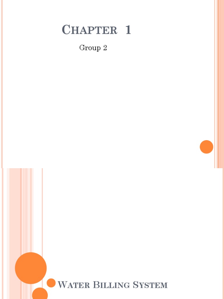 Water Billing System | PDF | Application Software | Information Technology