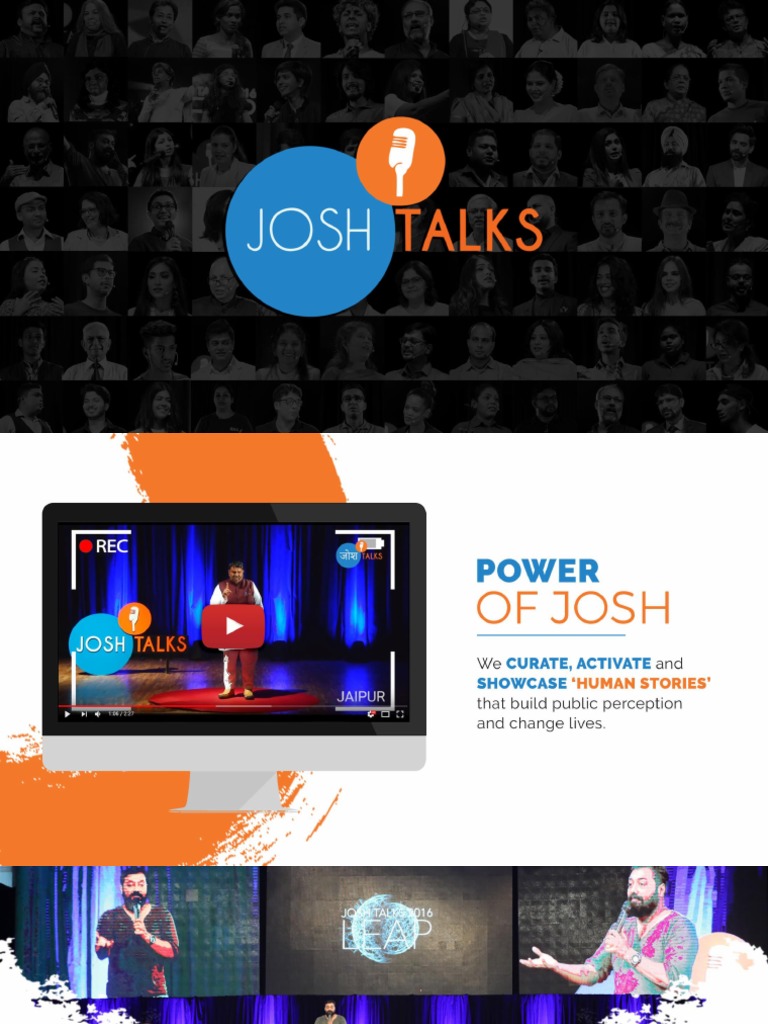 Josh Talks | PDF