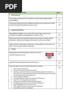 Safety Shower Checklist | PDF