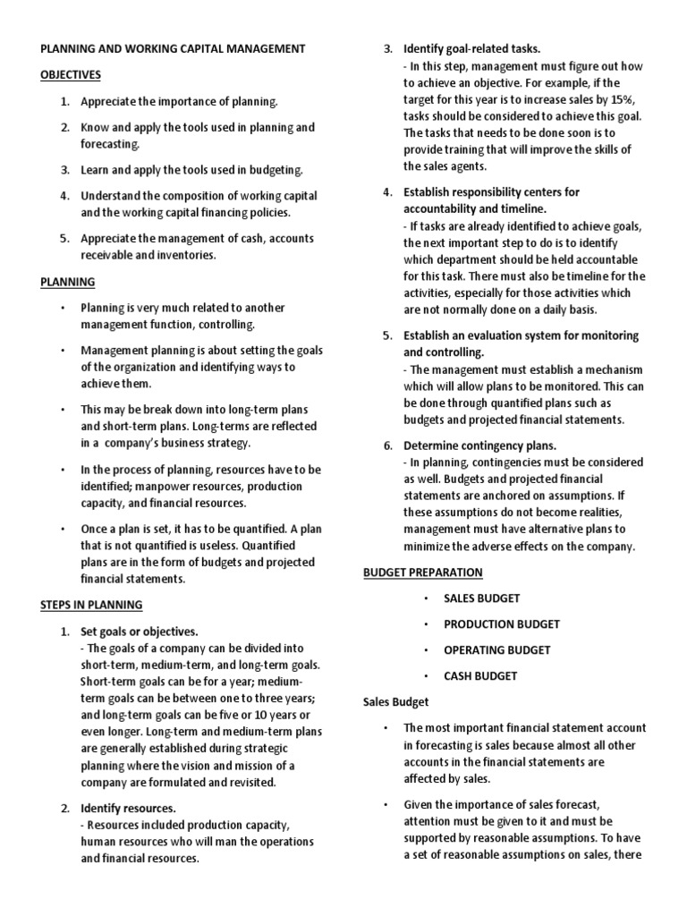 Effective Working Capital Management | PDF | Balance Sheet | Equity ...