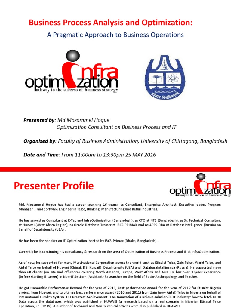 Business Process Optimization Insights | PDF | Business Process ...