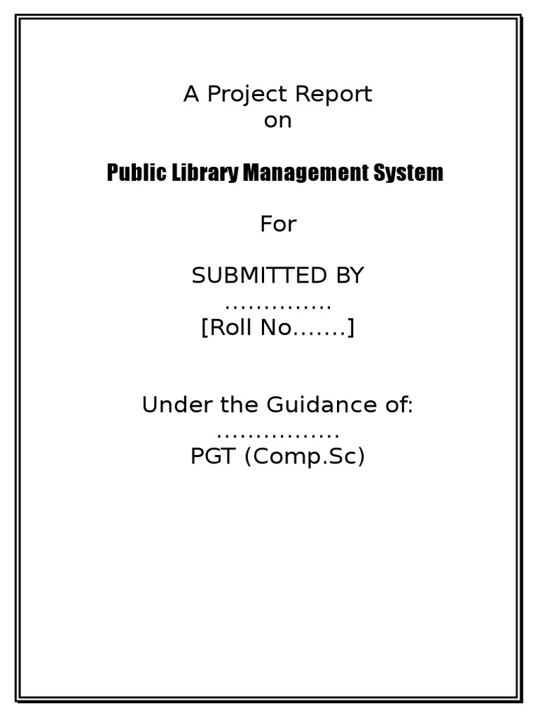 Java Project Report | PDF | Integrated Development Environment | Databases