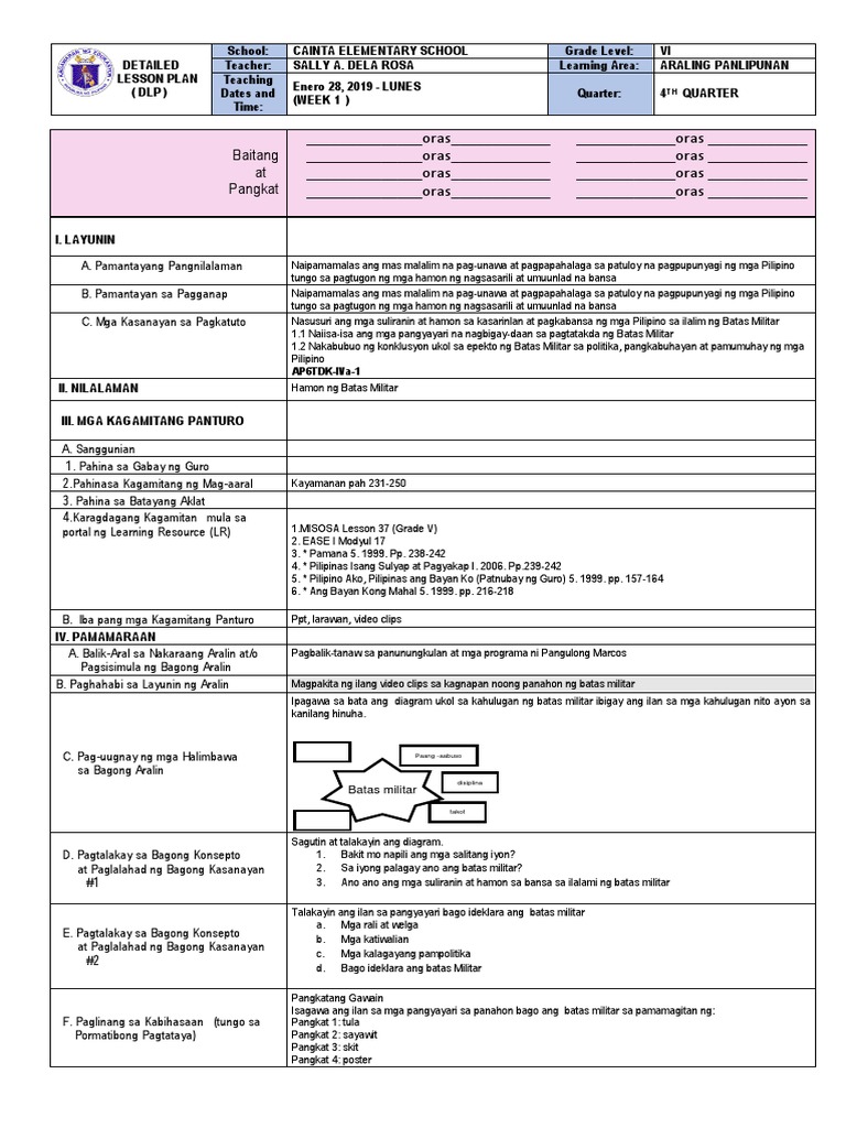 DLP 6 Ap Q4 Jan. 28 - Feb. 1 | PDF