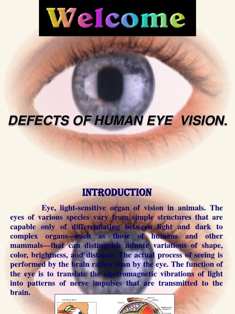 Defects in Human Eye | PDF | Electron Microscope | Human Eye