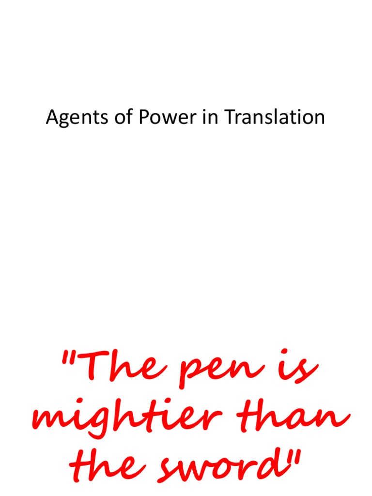 Agents of Power in Translation | PDF | Translations | Semiotics