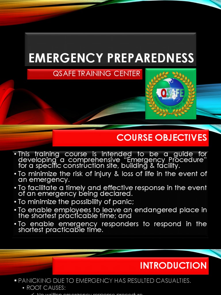 2-Emergency Preparedness | PDF | Emergency | Emergency Management