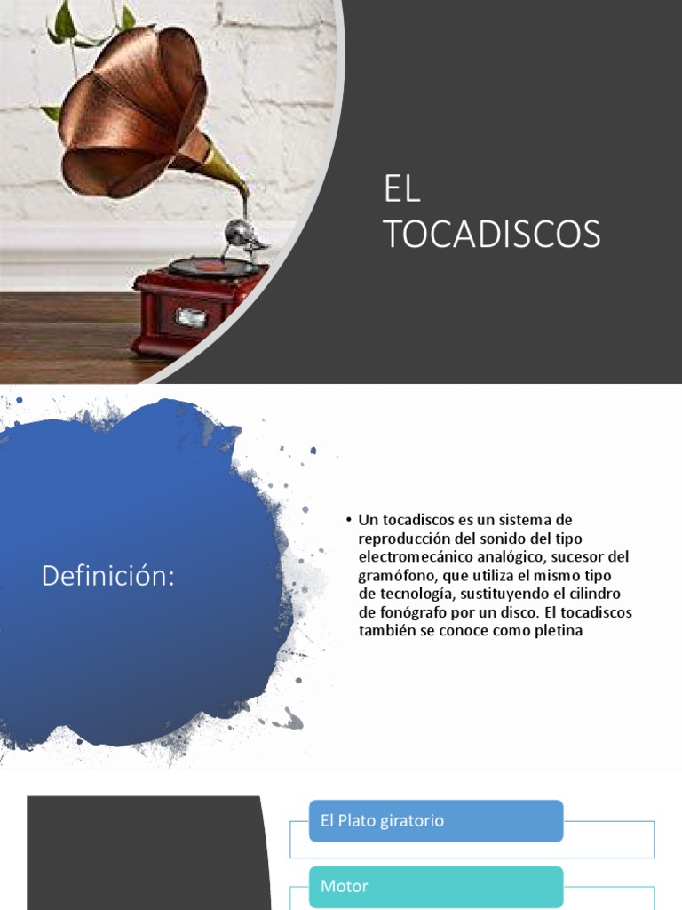 Historia y evolución del tocadiscos | PDF