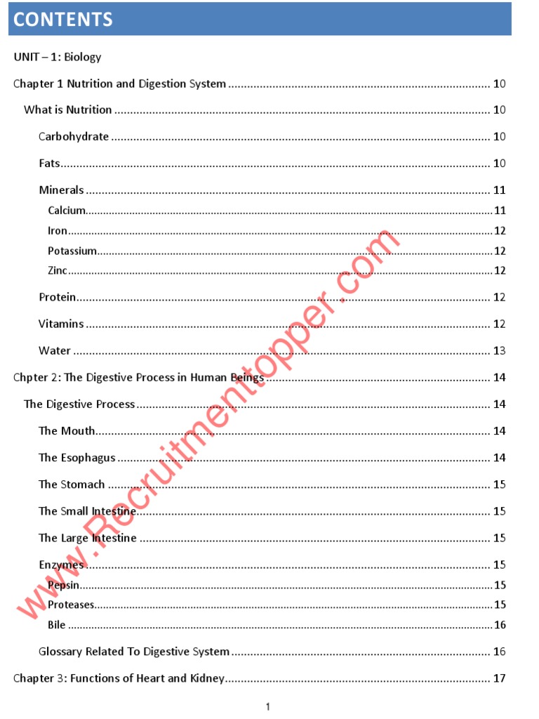 Biology: Nutrition, Digestion & Reproduction | PDF | Carbohydrates ...