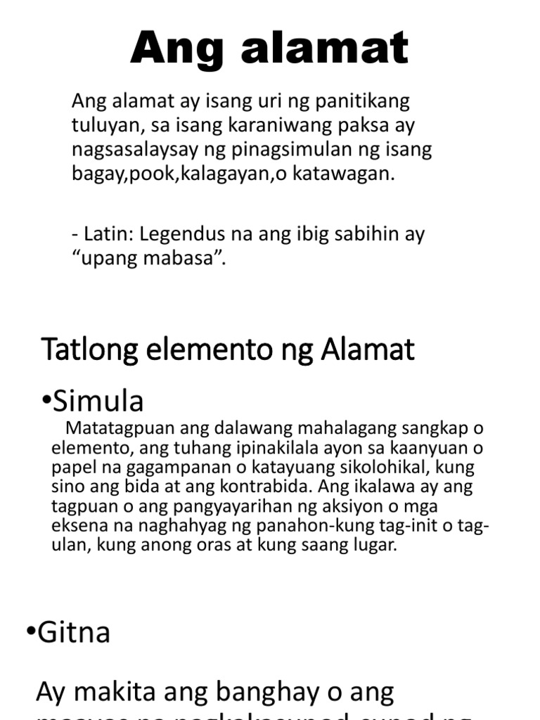 Ang Alamat | PDF
