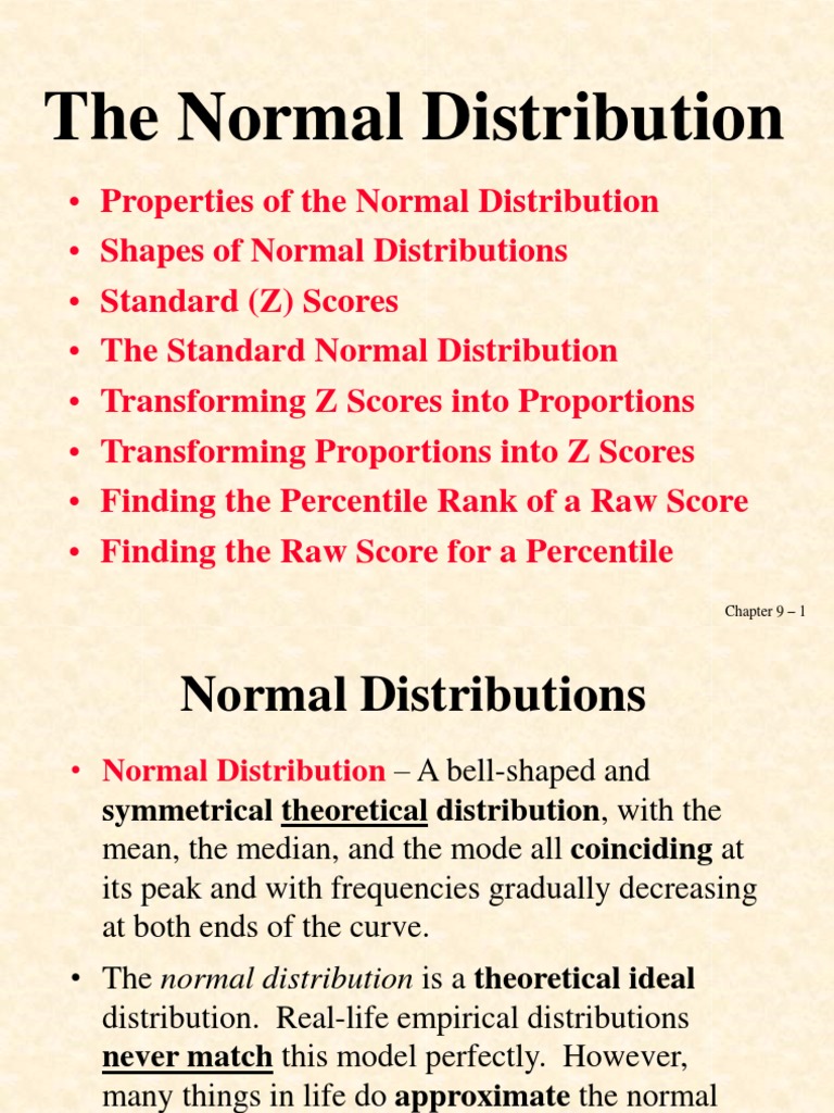 Understanding Raw Scores and Z Scores | PDF | Standard Score | Standard ...