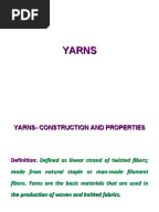 Classification of Yarns.pdf | Yarn | Spinning (Textiles)