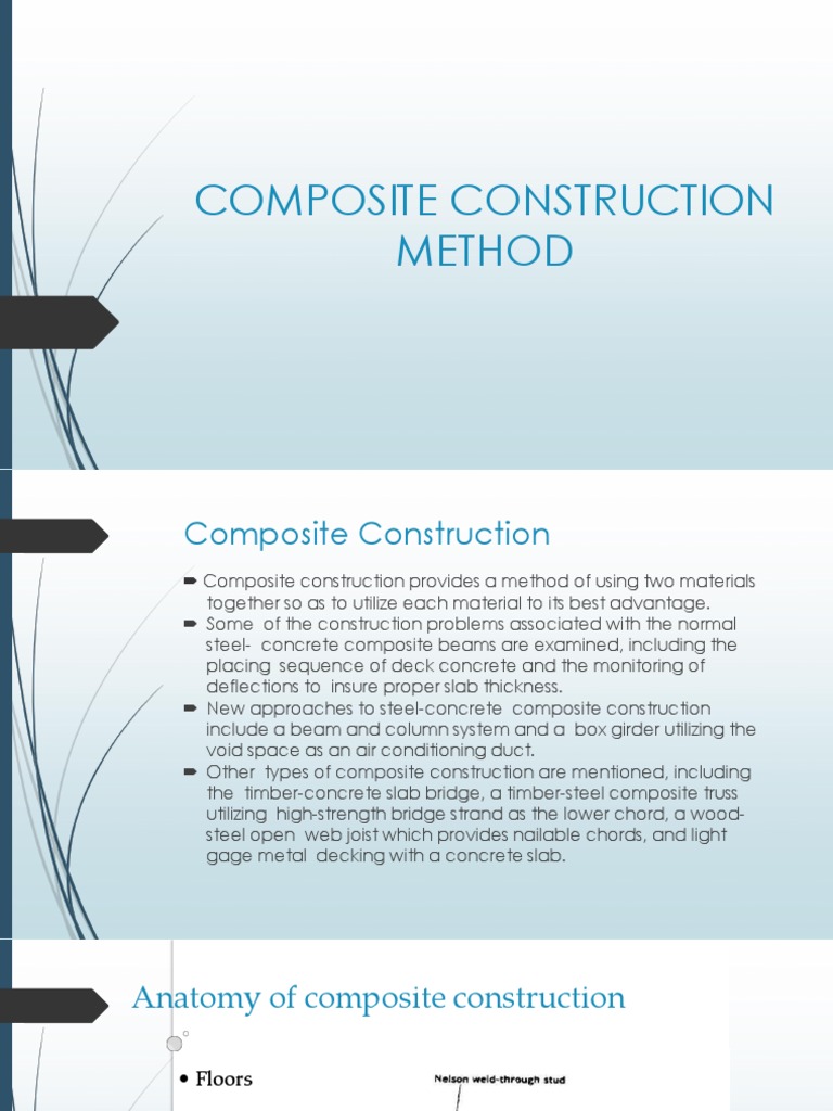 Composite Construction Methods | Download Free PDF | Beam (Structure ...