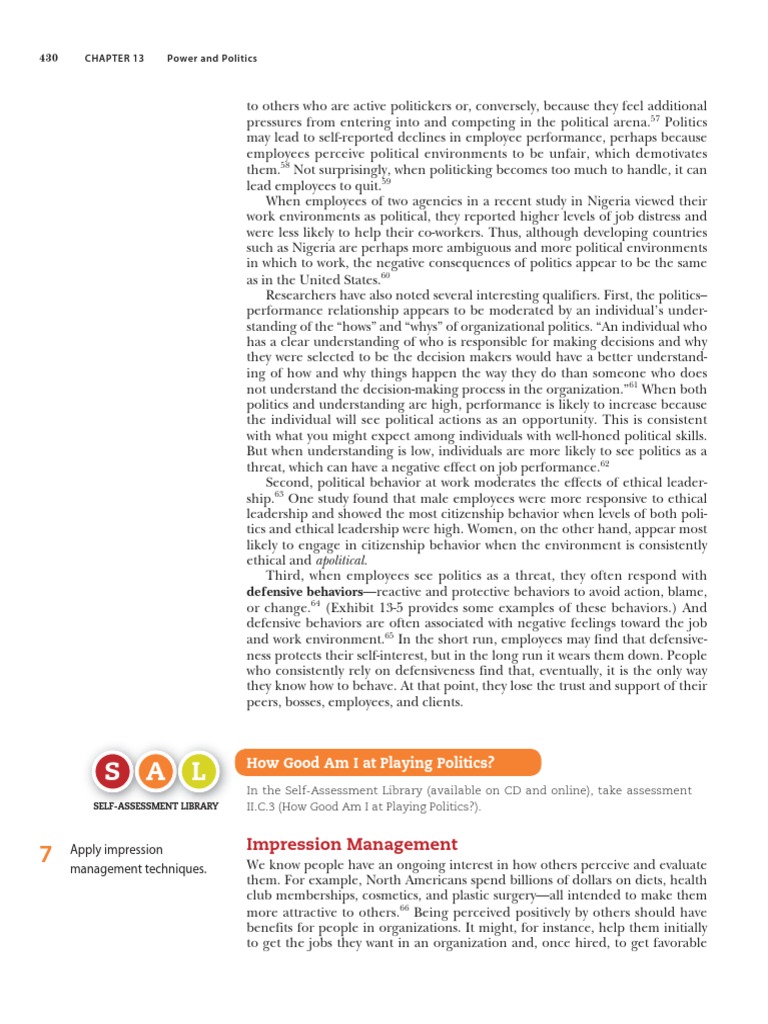 Impression Management | PDF | Decision Making | Behavior