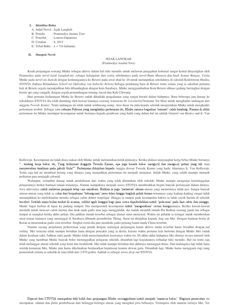 JEJAK LANGKAH Bindo | PDF | Ilmu Sosial | Klasik