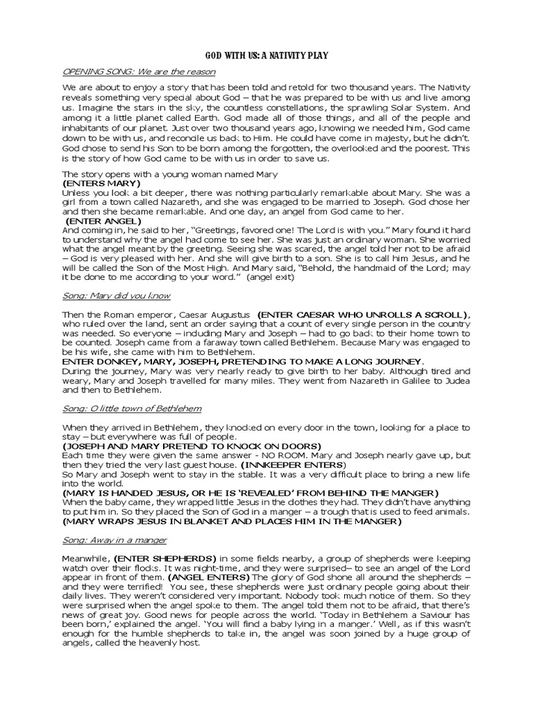 Nativity Script | PDF | Biblical Magi | Nativity Of Jesus