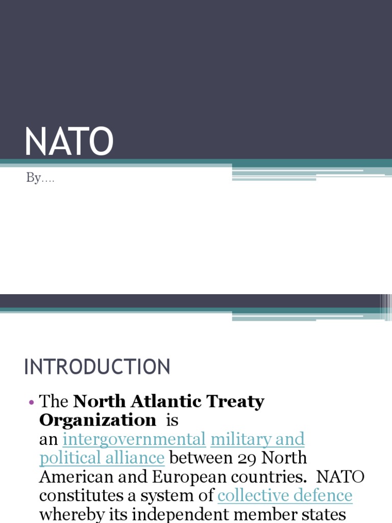NATO | PDF | Nato | Foreign Policy