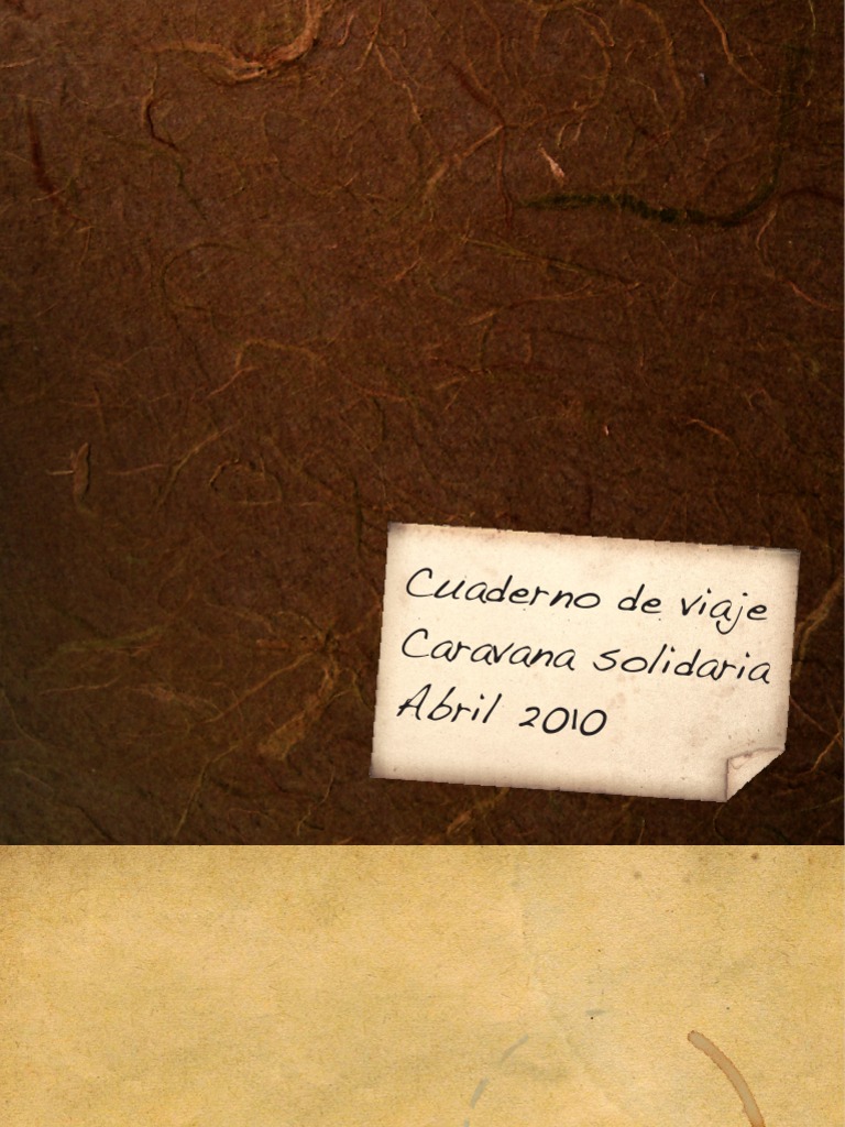 Cuaderno de Viaje | PDF