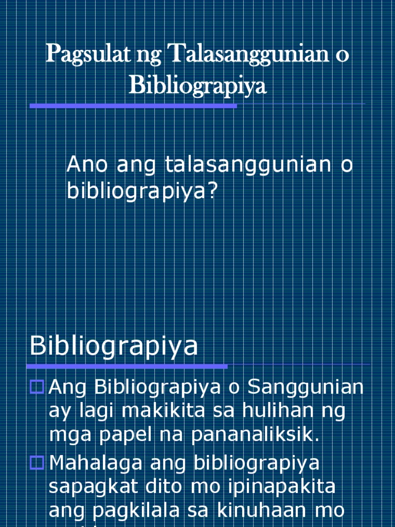 Bibliograpiya | PDF
