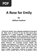 A Rose For Emily - by William Faulkner (1930) | PDF
