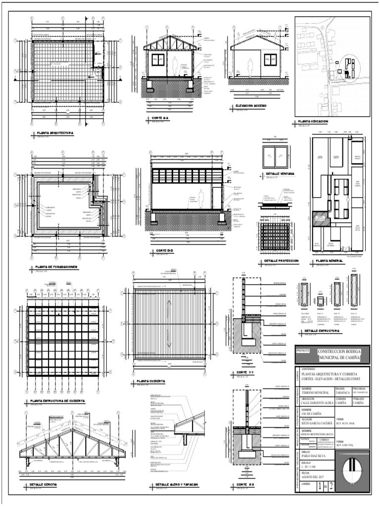 Plano Pdf 1 De 2 Bodega Municipal Pdf
