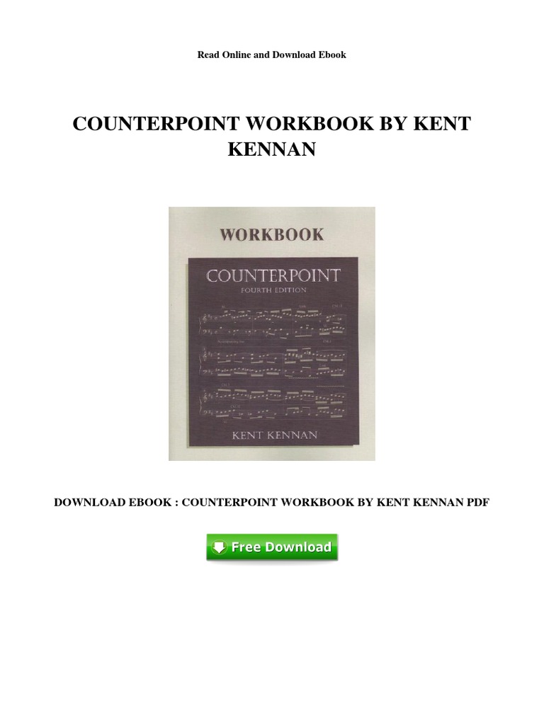 Counterpoint Workbook by Kent Kennan PDF | PDF | E Books | Books