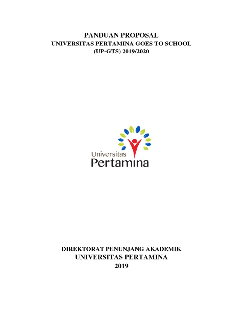 Panduan Proposal UP-GTS 2019/2020 | PDF