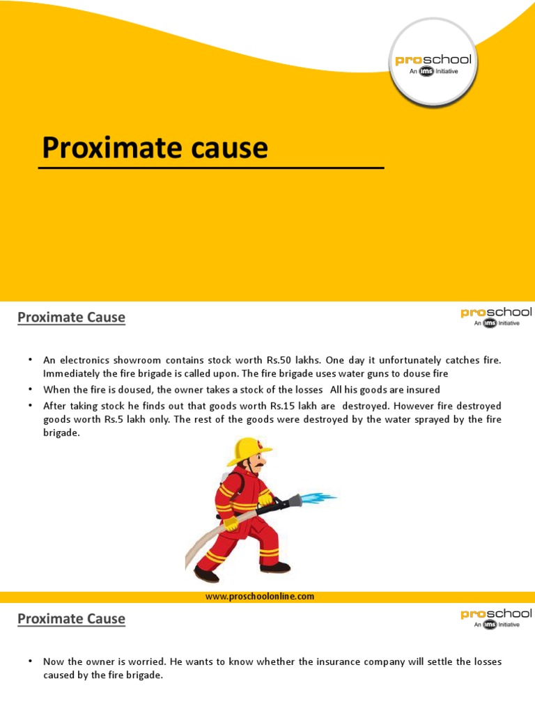 Chapter 4-Proximate Cause | PDF