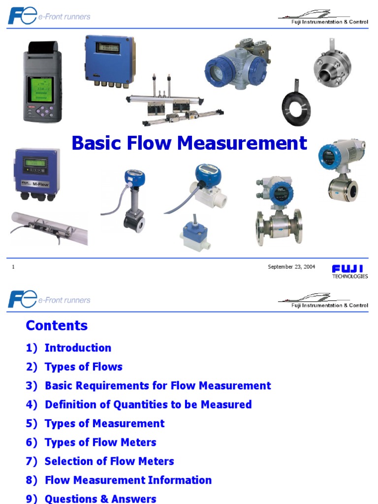 Basic Flow Measurement - 2 | PDF | Flow Measurement | Reynolds Number
