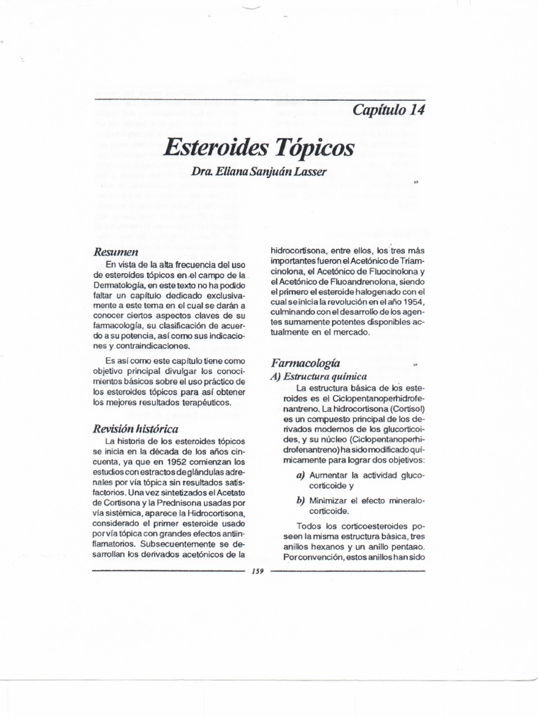 Guía de Esteroides Tópicos | PDF | Psoriasis | Inflamación